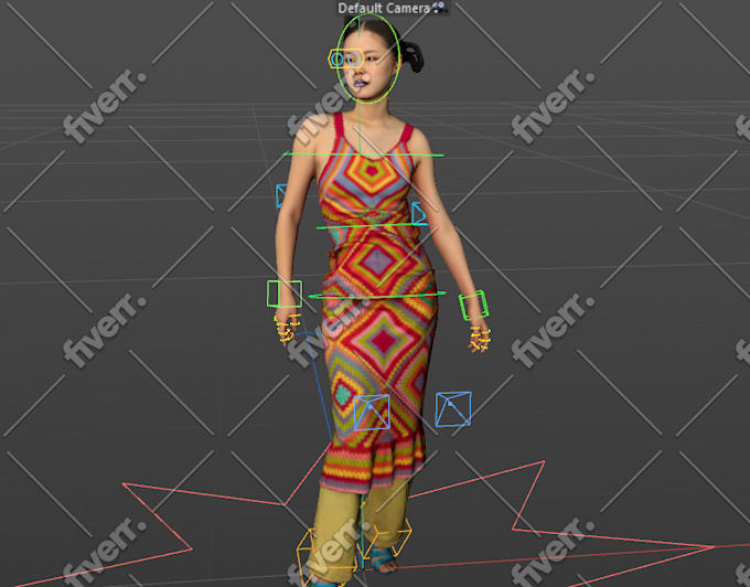 Do 3d character rigging for maya, cinema 4d, blender, mixamo, unity by Smart__minds | Fiverr